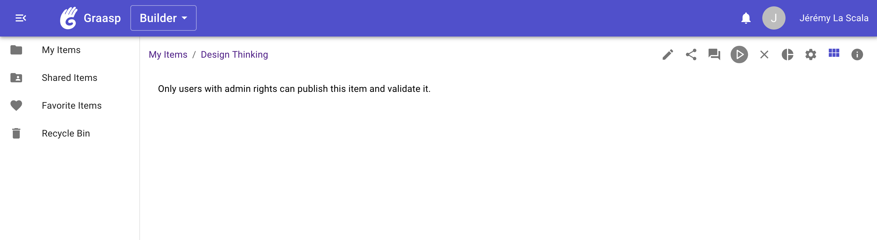 Impossible to publish with admin rights · Issue #510 · graasp/graasp-builder · GitHub