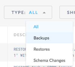 ui: need import to show up in jobs table dropdown · Issue #18245 · cockroachdb/cockroach · GitHub