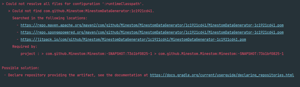 Can't get minestom to start · Minestom Minestom · Discussion #1557 · GitHub