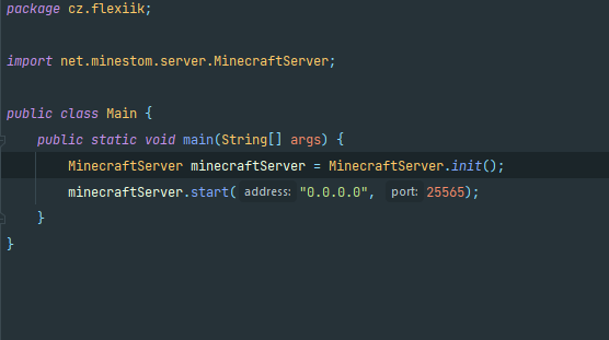 Can't get minestom to start · Minestom Minestom · Discussion #1557 · GitHub