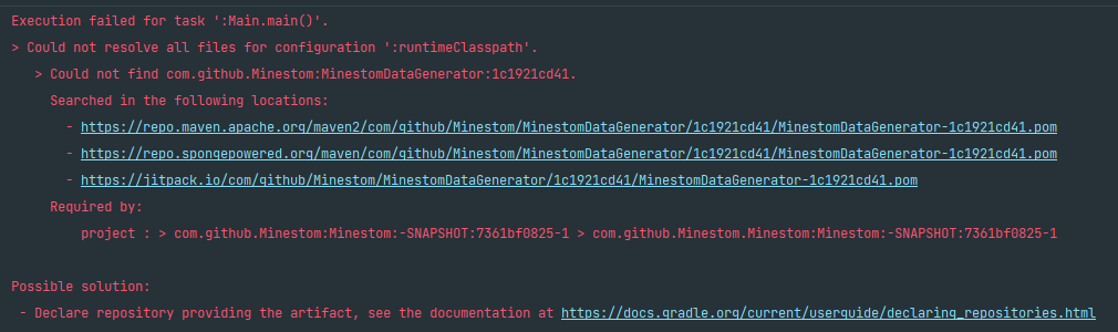 Can't get minestom to start · Minestom Minestom · Discussion #1557 · GitHub
