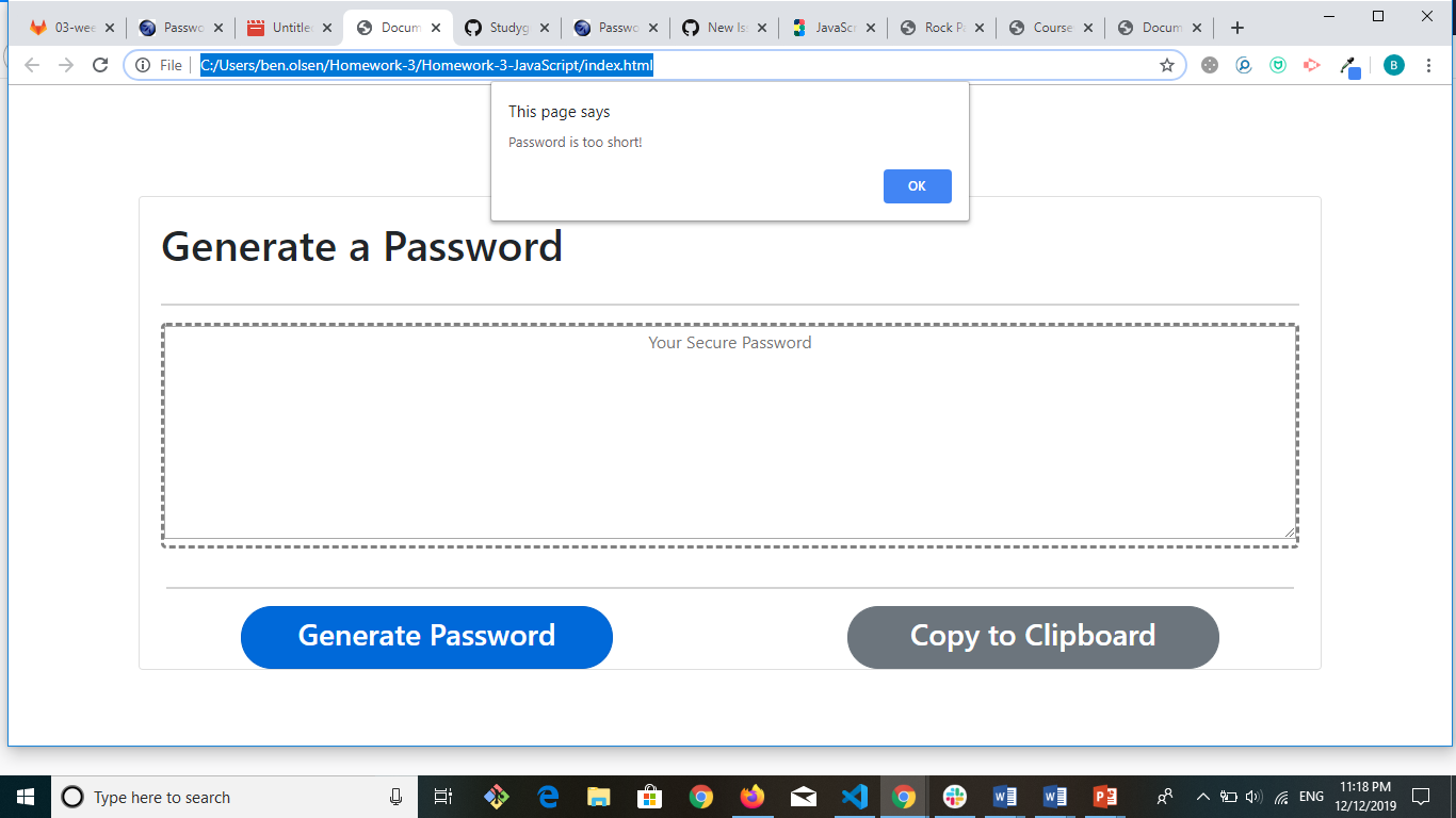 GitHub - Olsenben77/Homework-3-JavaScript