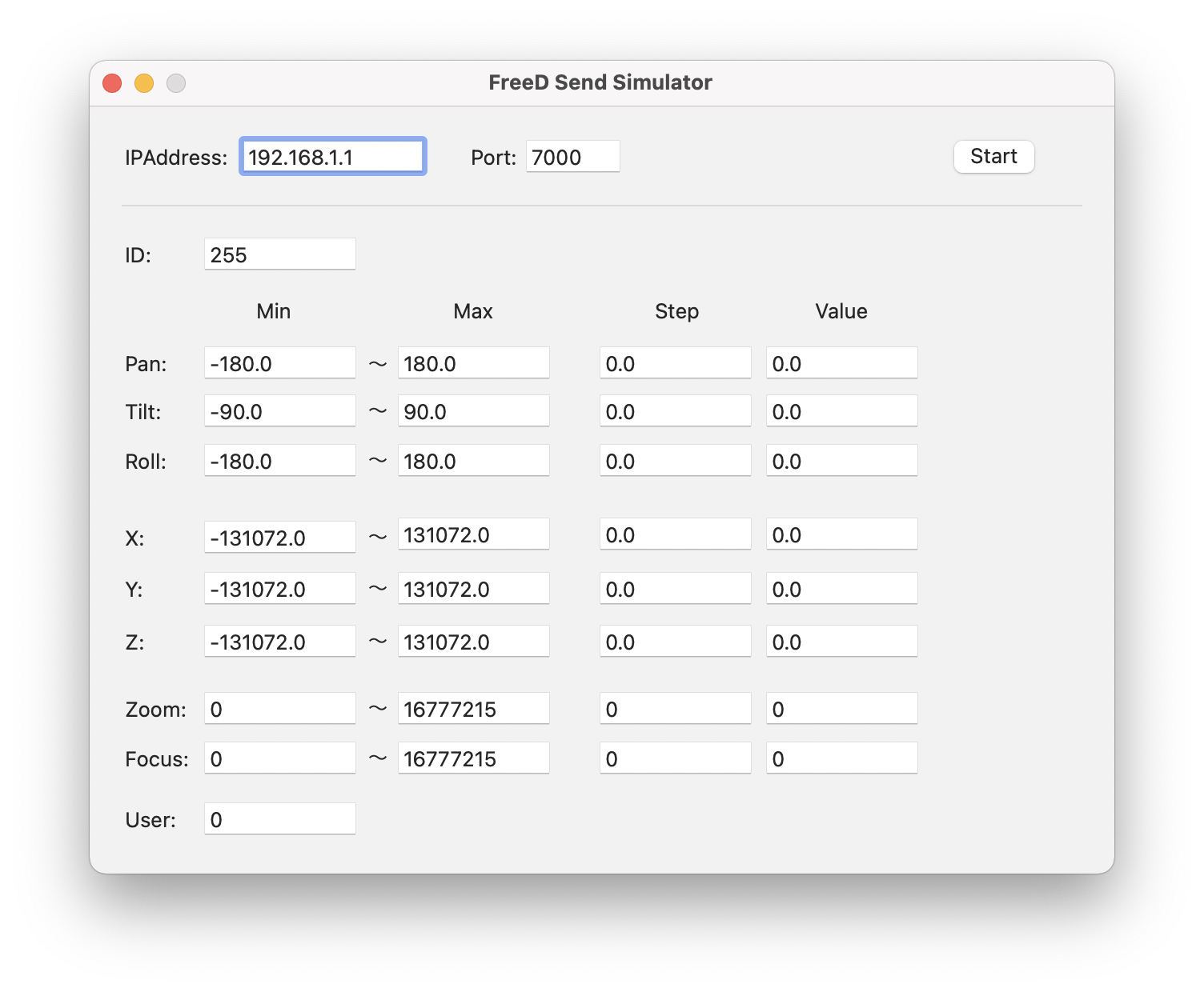 GitHub - satoshi0212/FreeDSendSimulator: FreeD send simulator running ...