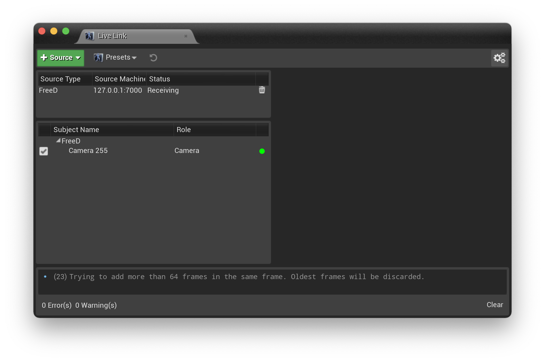 GitHub - satoshi0212/FreeDSendSimulator: FreeD send simulator running ...
