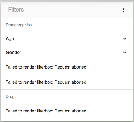 Assisted Prescription - filterbox doesn't recover from Request aborted · Issue #139 · qlik-oss ...