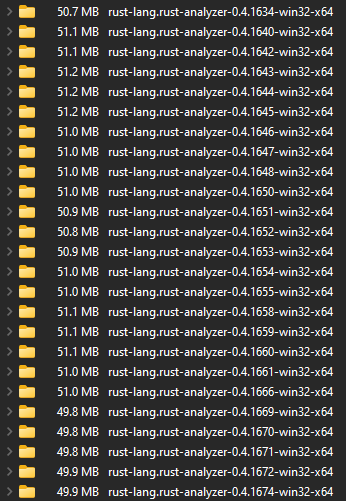 Older Versions Of Extensions Are Taking Space Under Appdatavscode Insidersextensions · Issue 