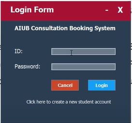 GitHub - munirfahim/JAVA-AIUB-Consultation-Management: Java Project from Spring 2018