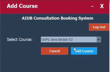 GitHub - munirfahim/JAVA-AIUB-Consultation-Management: Java Project from Spring 2018