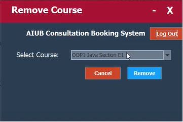 GitHub - munirfahim/JAVA-AIUB-Consultation-Management: Java Project from Spring 2018