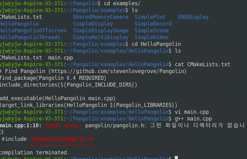 cmake.. build error · Issue #575 · stevenlovegrove/Pangolin · GitHub
