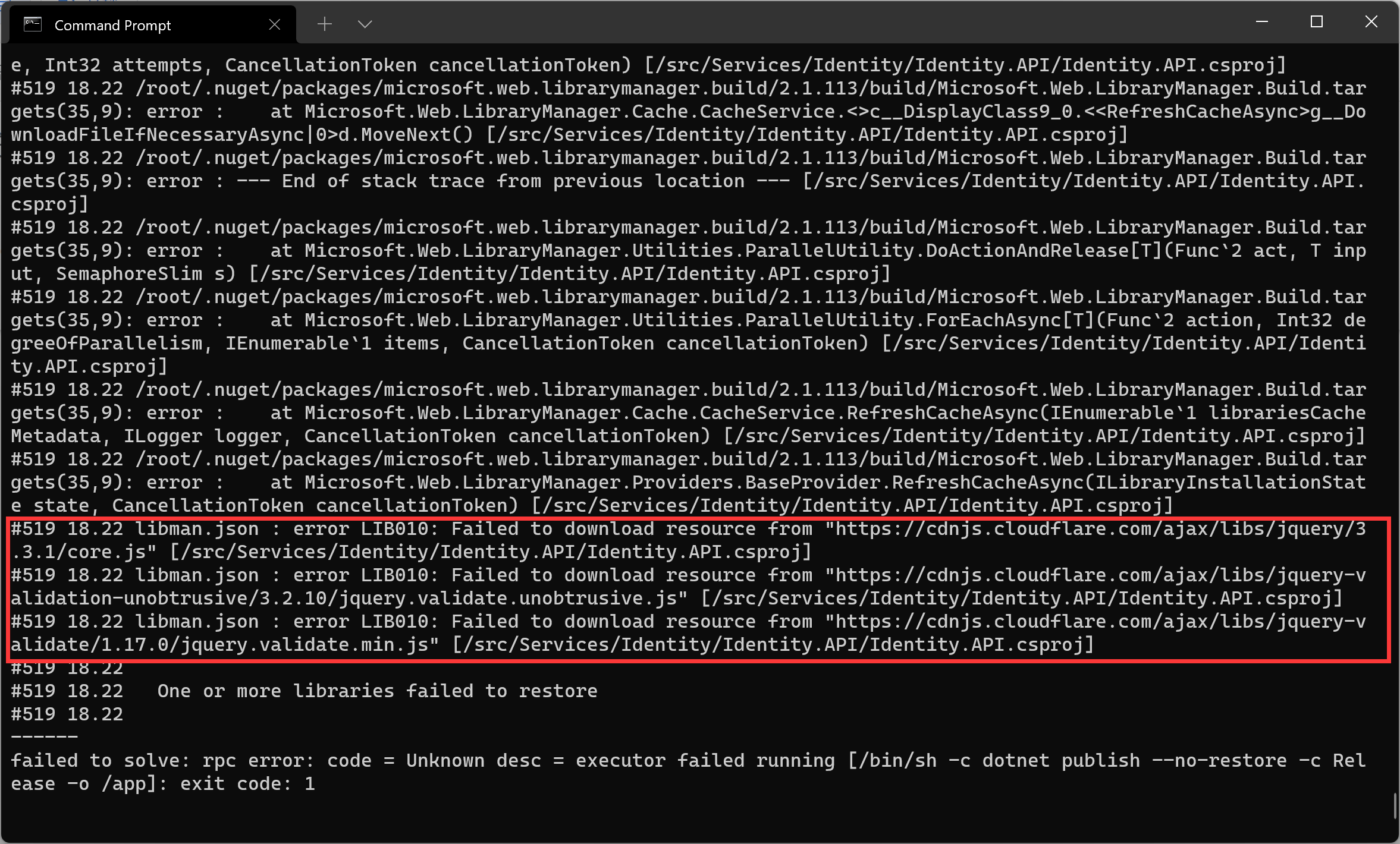 Can't start on Visual Studio 2022 · Issue #1812 · dotnet-architecture ...