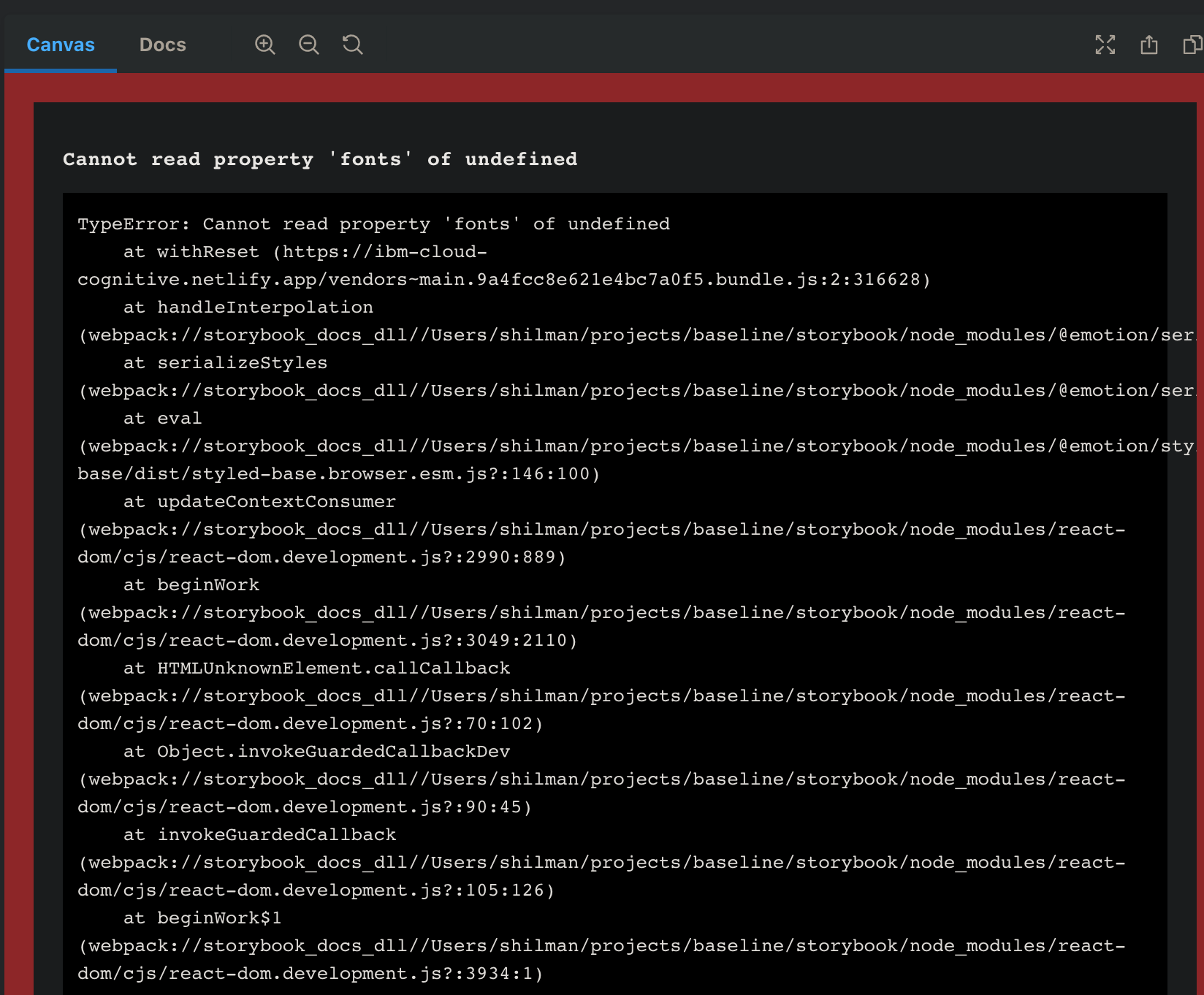 Broken Storybook examples · Issue #213 · carbon-design-system/ibm-products · GitHub