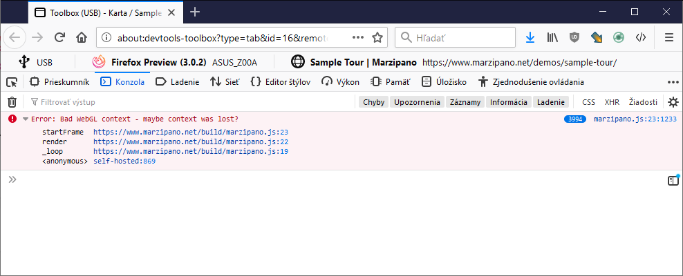 Firefox for Android: cannot move, "Bad WebGL context" · Issue #289 · google/marzipano · GitHub
