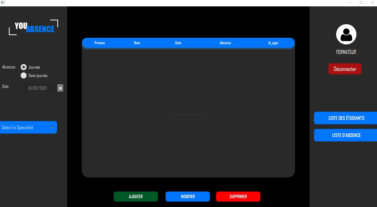 GitHub - Fatima-Ezzahra-Zahid/Gestion-d-absence: application desktop avec JavaFX : Gestion d’absence