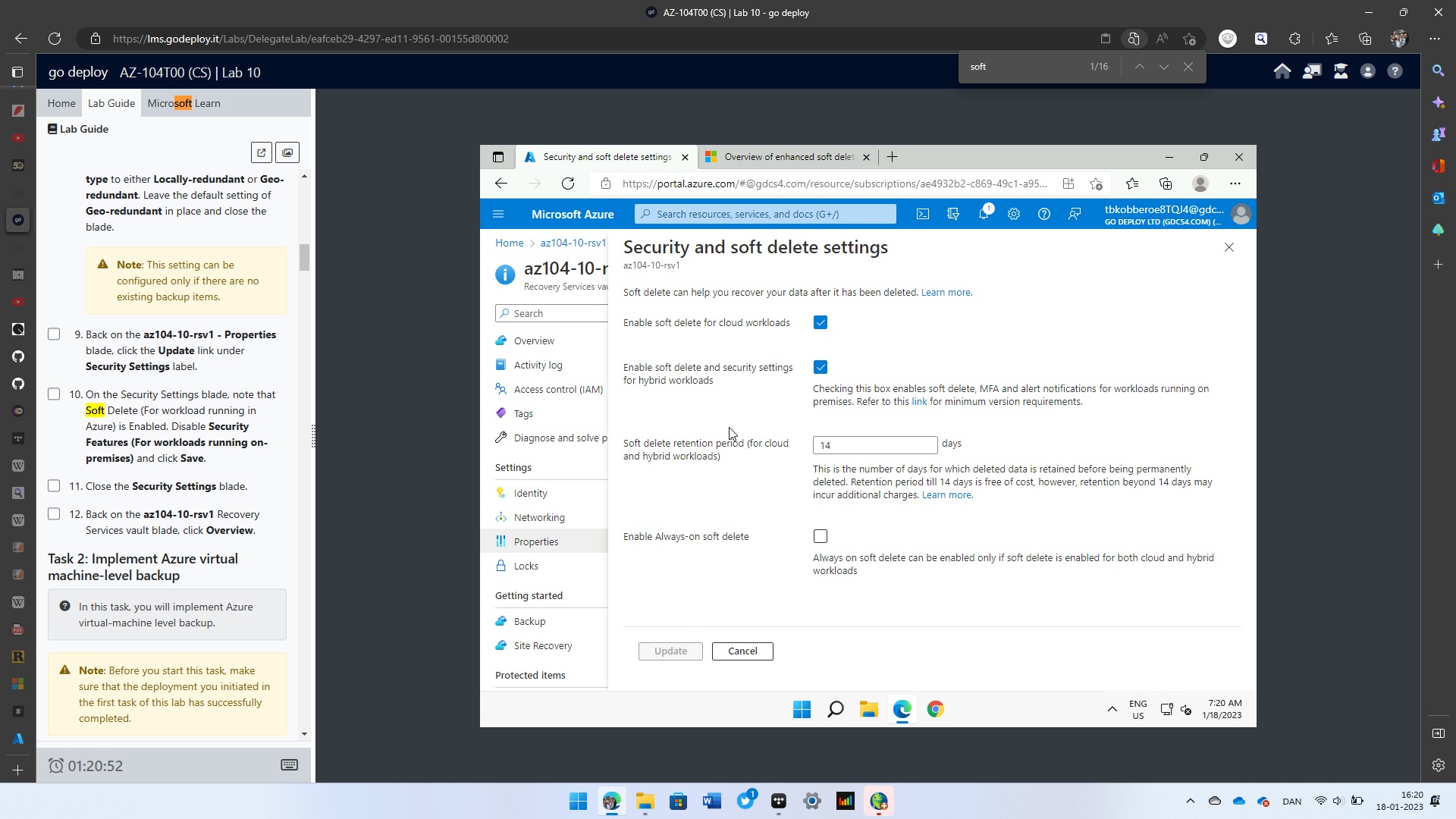 Change in GUI lab 10 · Issue #664 · MicrosoftLearning/AZ-104 ...