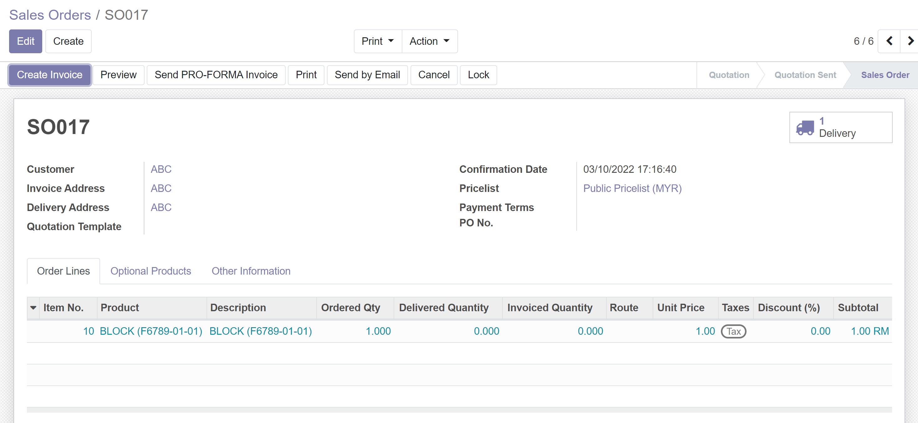 Odoo V12 how to automatically delete an attribute value after a sales ...