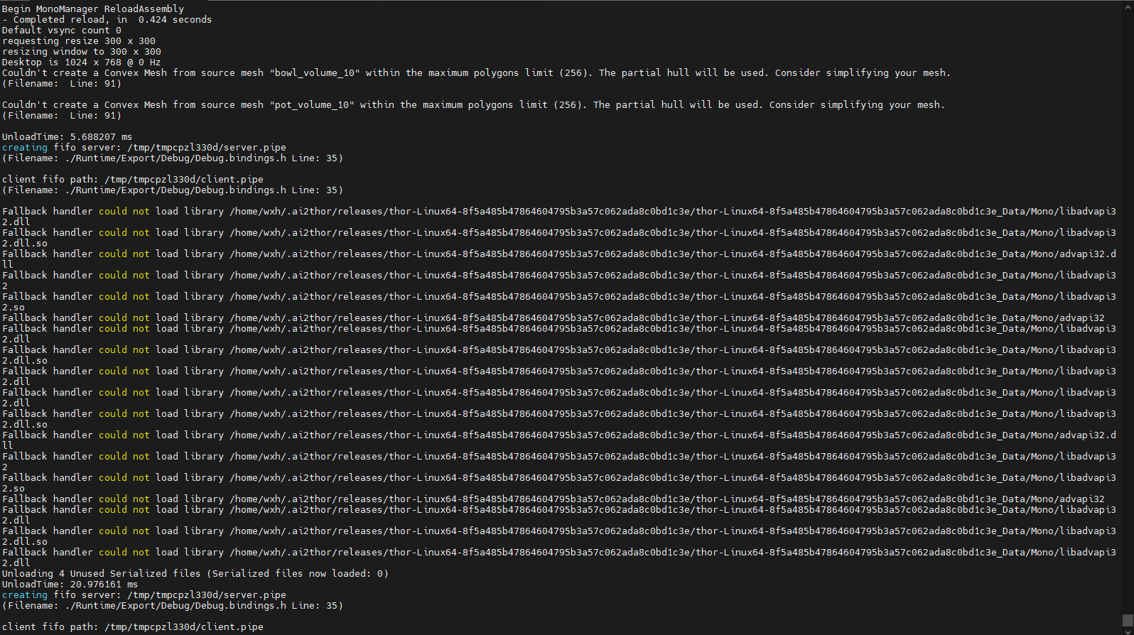 Ai2thor in version 2.7.4 cannot be initialized correctly · Issue #1072 · allenai/ai2thor · GitHub