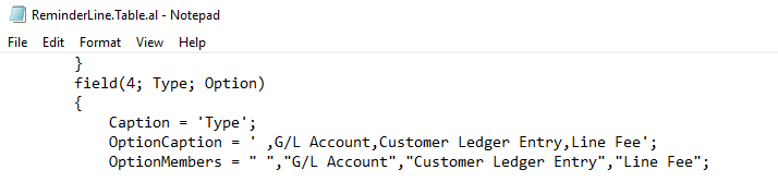 Reminder Line / Issued Reminder Line - Type should be enum · Issue ...