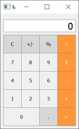 GitHub - rajder007/Calculator: Simple calculator created in QT.