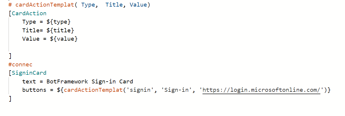 oauth - How to change the behavior of the "Sign In" button of the OAuthCard to just open the URL ...