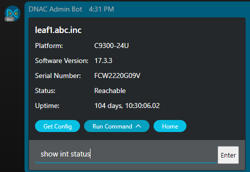 GitHub - cisco-code-projects/DNAC-Webex-Chatbot: Webex chat bot for ...