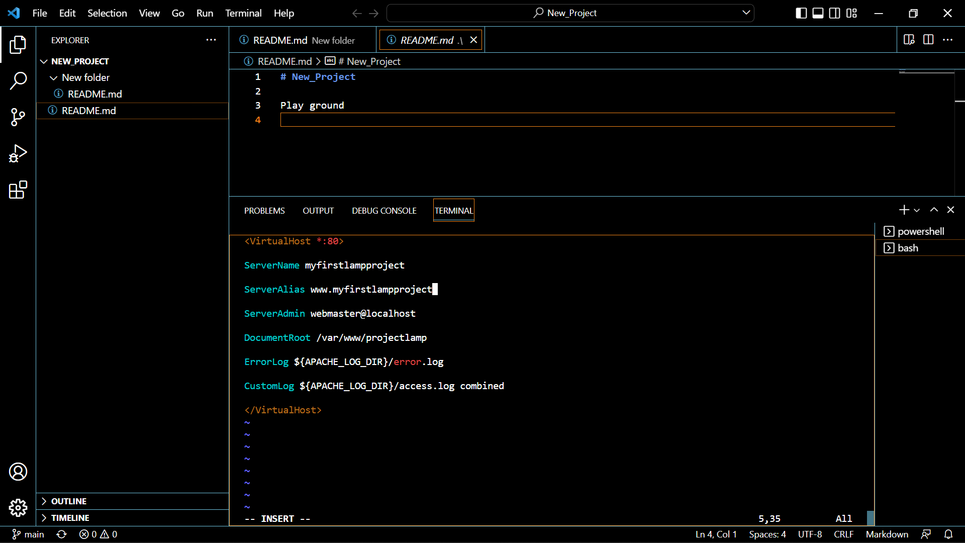 GitHub - KeLLs-Link/Project-1-LAMP-STACK