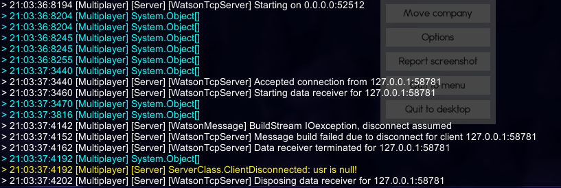 WatsonTCP Client disconnects instantly. · Issue #90 · dotnet/WatsonTcp · GitHub