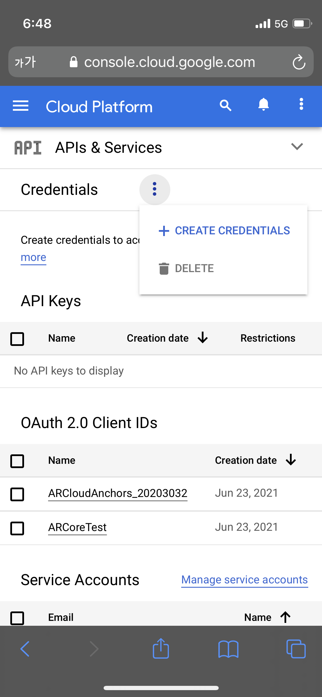 Persistent Cloud Anchors - ErrorNotAuthorized · Issue #48 · google-ar/arcore-unity-extensions ...