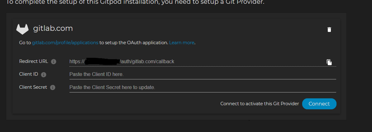 Adding (self-hosted) Gitlab Provider - Sorry, something went wrong 😓 Login not permitted · Issue ...
