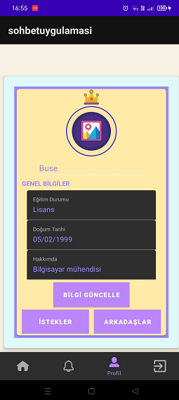 GitHub - Buse5/AndroidChatApp: My second chat application on Android :) FireBase was used as ...