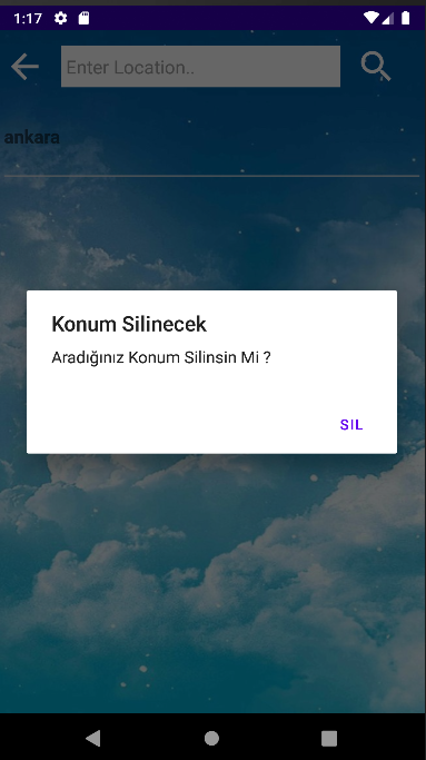GitHub - elifctnkaya/WeatherApplication