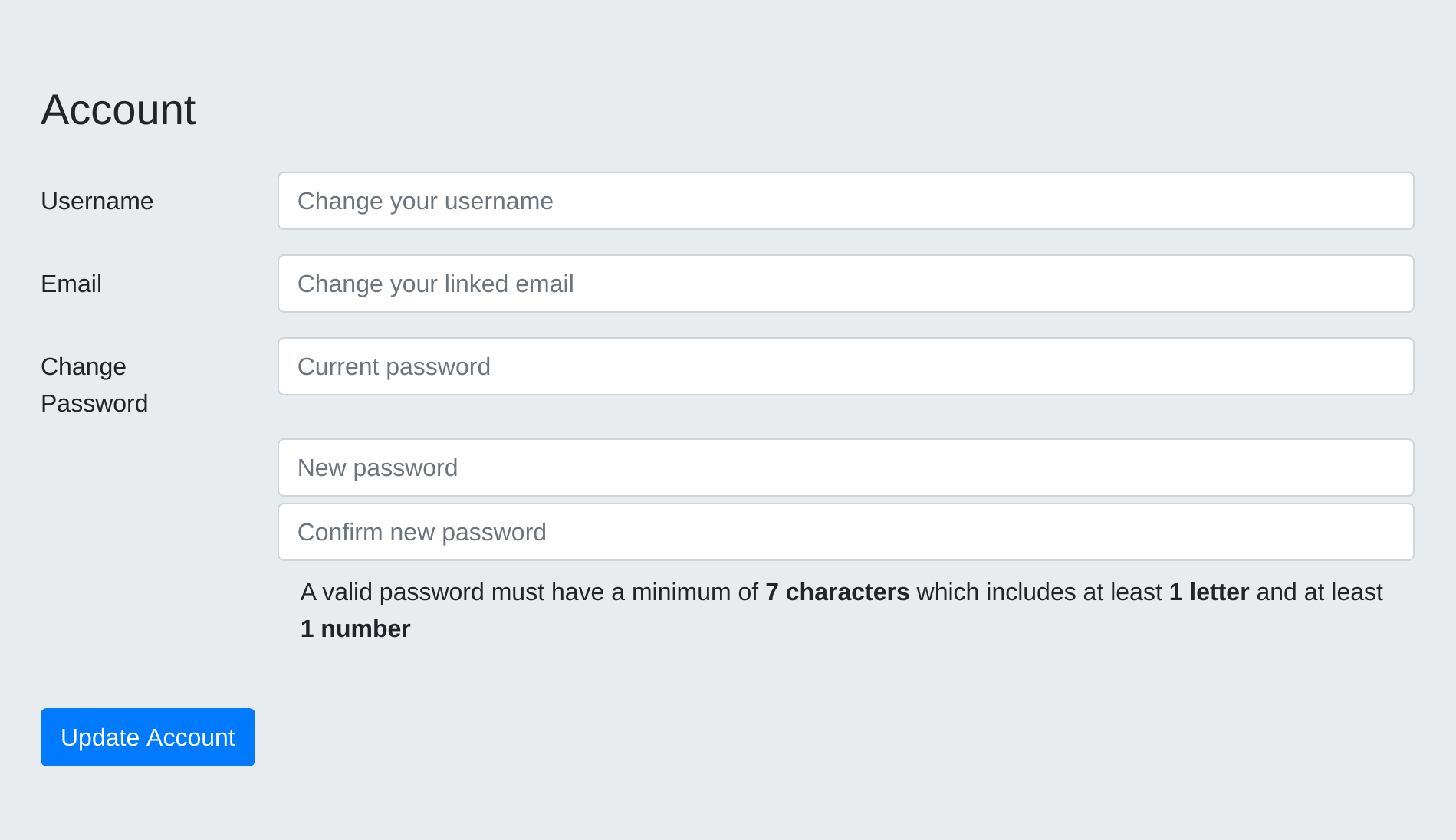 Make 'Current Password' box actually check for password · Issue #255 ...