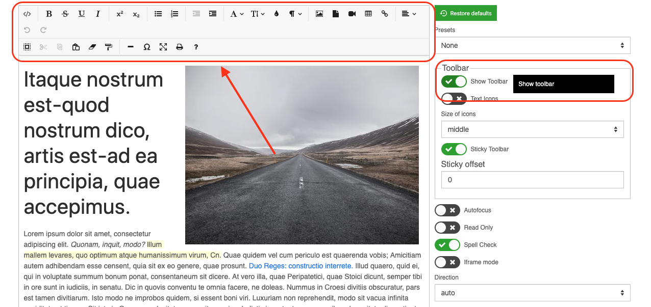 Hide and Show Toolbar with state · Issue #12 · mkhstar/suneditor-react · GitHub