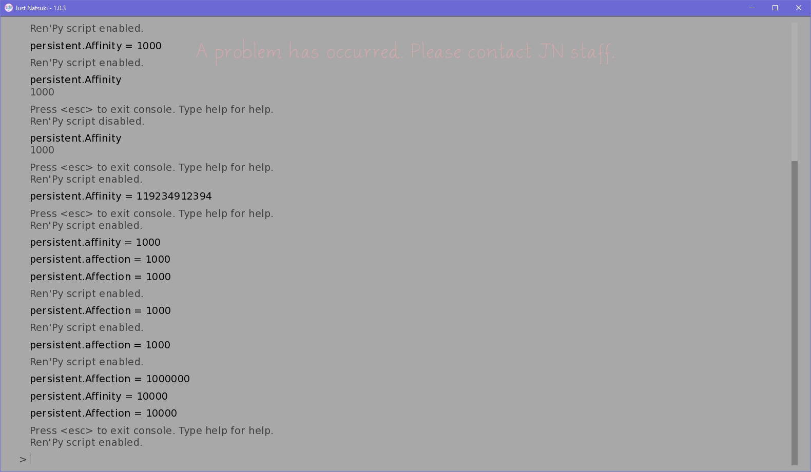 [ SUPPORT REQUEST ] - says to contact jn team · Issue #583 · Just-Natsuki-Team/NatsukiModDev ...