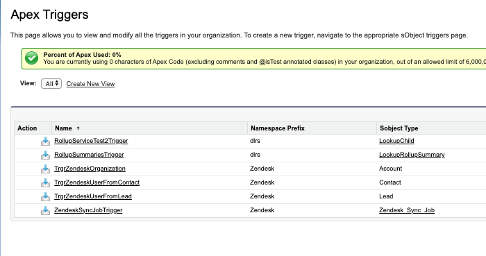 Getting this error Active: Apex Trigger dlrs_AccountTrigger has not been deployed. Click Manage ...