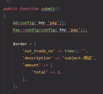 微信支付抛出 Yansongda\Pay\Exception\InvalidResponseException，无异常说明。代码断点提示 “输入源 ”/appid“ 映射到字段 "公众ID ...