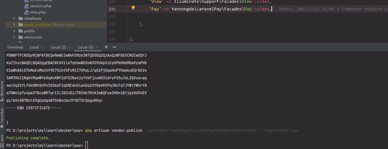 微信支付抛出 Yansongda\Pay\Exception\InvalidResponseException，无异常说明。代码断点提示 “输入源 ”/appid“ 映射到字段 "公众ID ...
