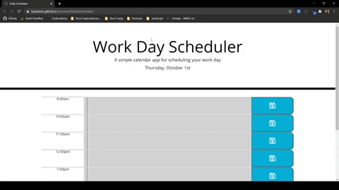 GitHub - Kopelson/momentJSDailyScheduler
