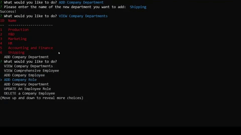 GitHub - Kopelson/employeeTrackerCMS