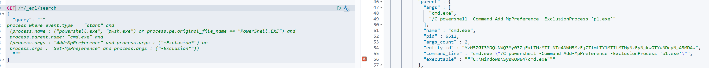 [New Rule] PowerShell Defender Exclusions · Issue #1367 · elastic/detection-rules · GitHub