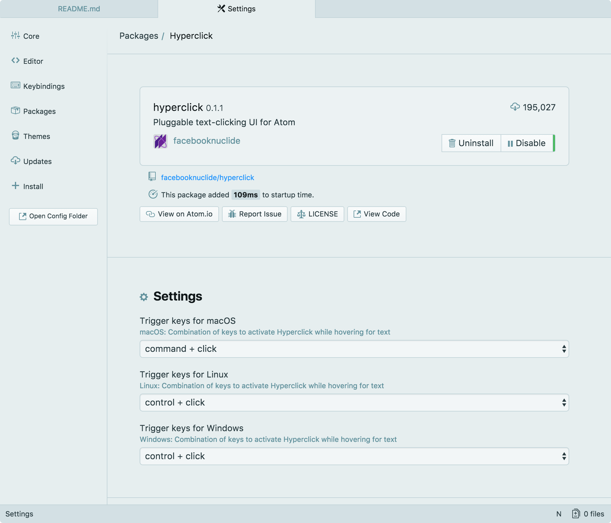 Lost ctrl+click after update to 0.1.1 · Issue #19 · facebookarchive/hyperclick · GitHub