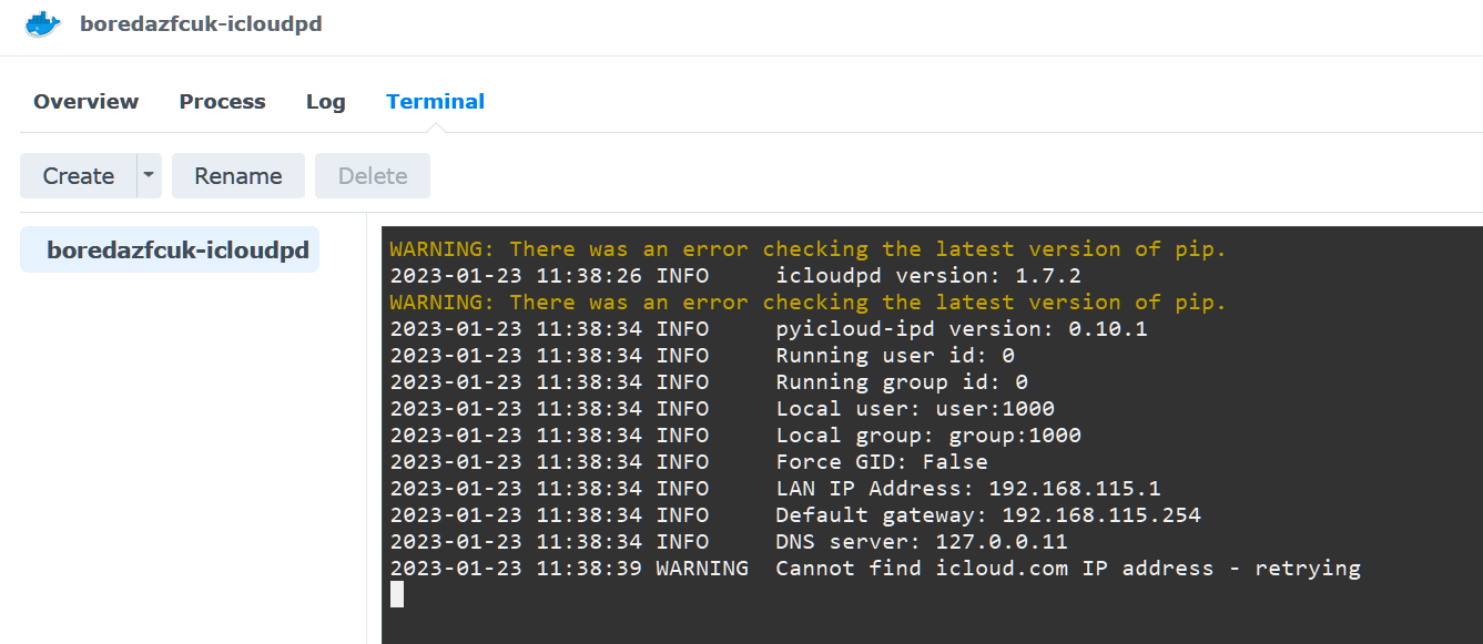 Cannot find icloud.com IP address - Check DNS Settings · Issue #267 · boredazfcuk/docker ...