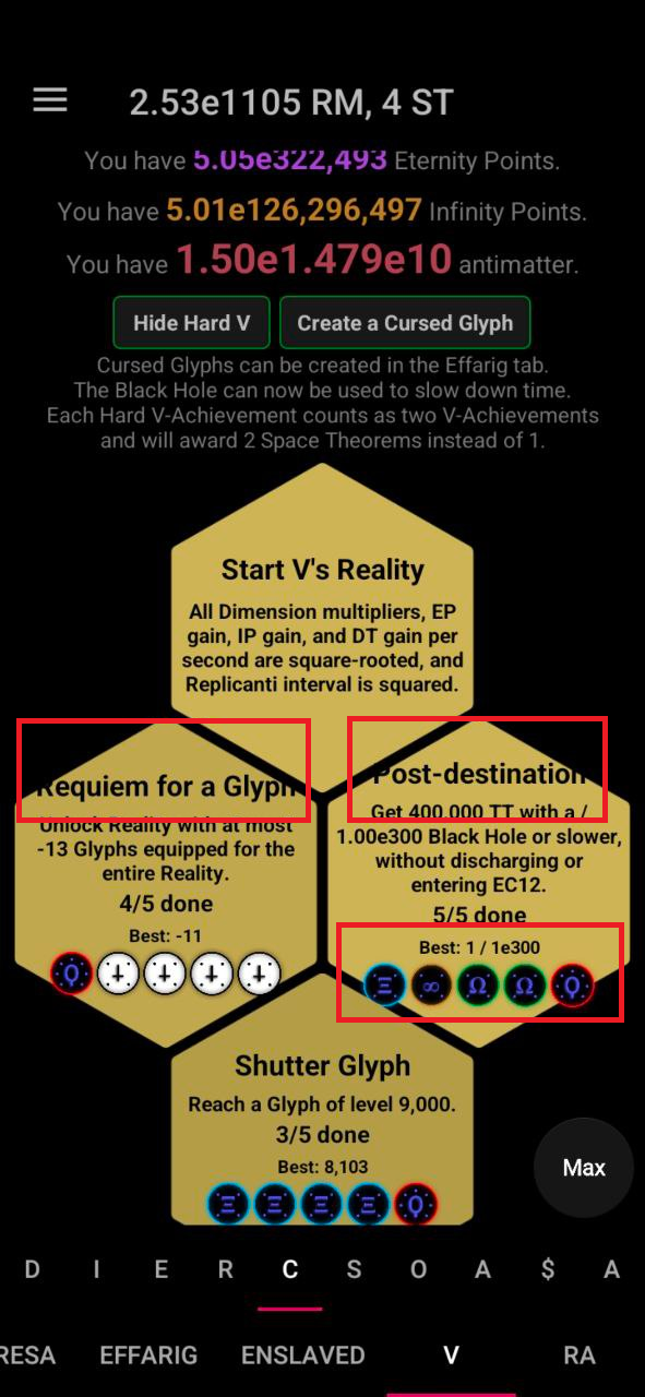 Detailsof Hard V challenges overflow out of hexagon · Issue #562 · antimatter-dimensions/mobile ...