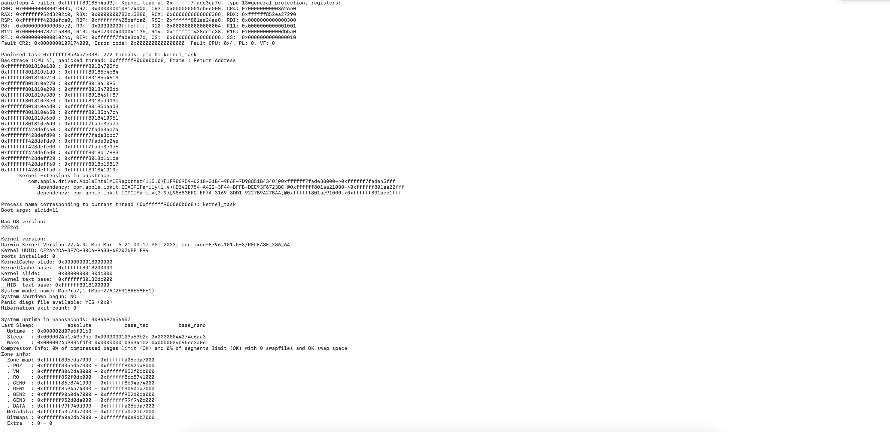 Some errors about Kernal Panic · Issue #2274 · acidanthera/bugtracker · GitHub