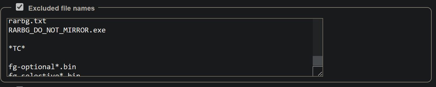 add support for "Excluded file names" list url · Issue #18332 · qbittorrent/qBittorrent · GitHub