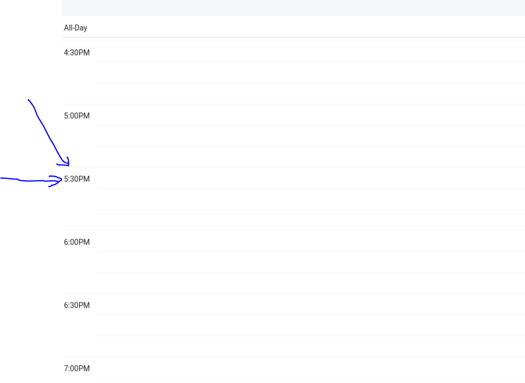 Display slot labels in the center of the slots they cover instead of ...