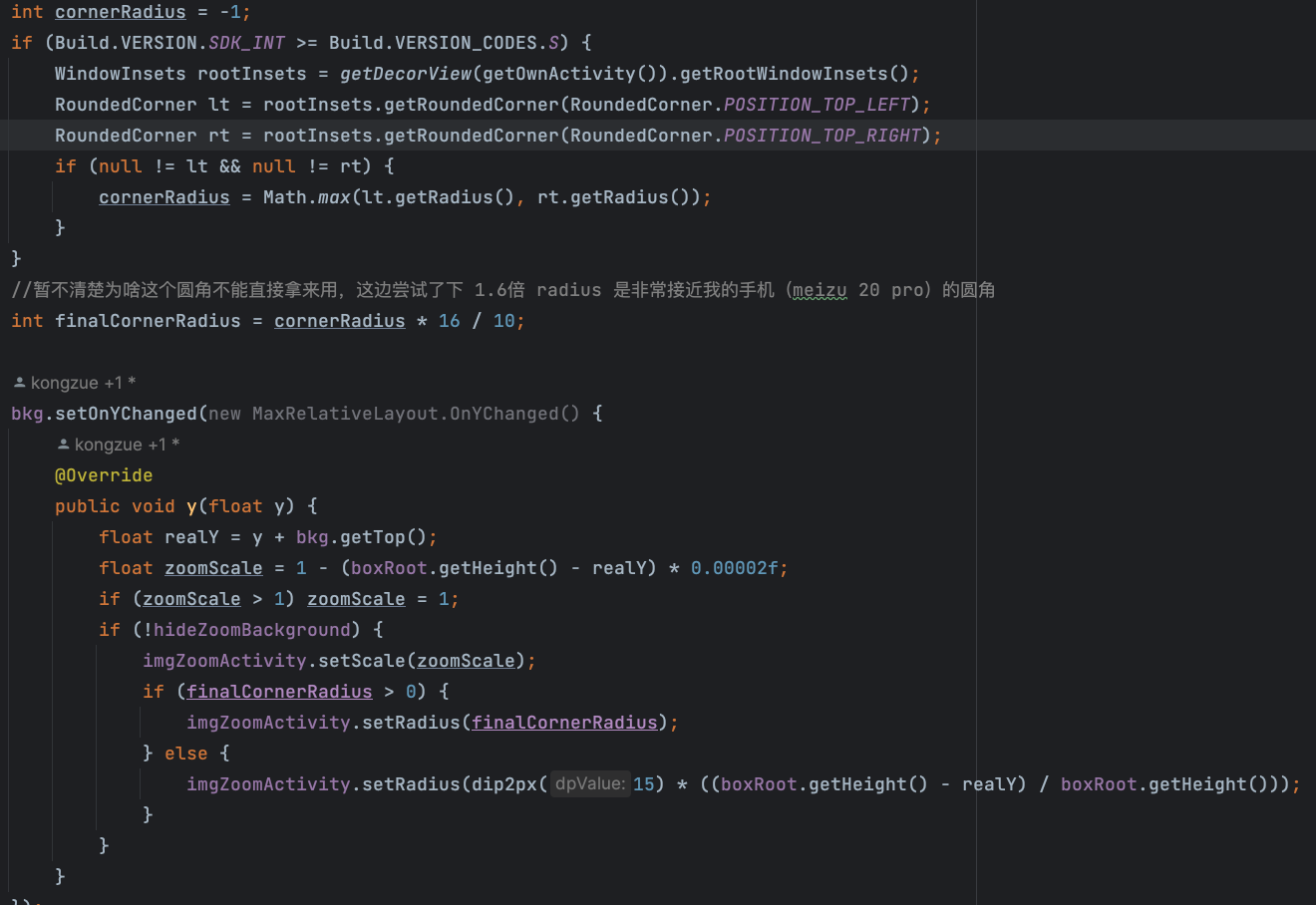 【功能建议】FullscreenDialog下潜背景R角 · Issue #396 · kongzue/DialogX · GitHub