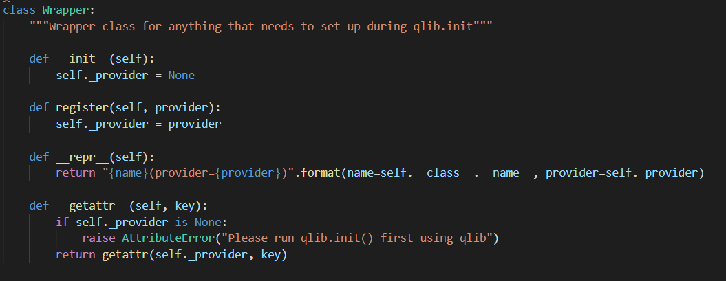 Wrapper class and alias · Issue #573 · microsoft/qlib · GitHub