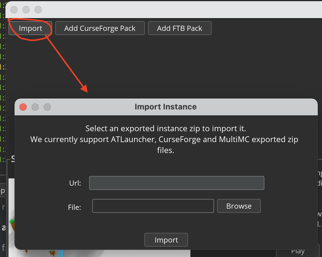 modpack zip-file import dialog doesn't function · Issue #446 ...