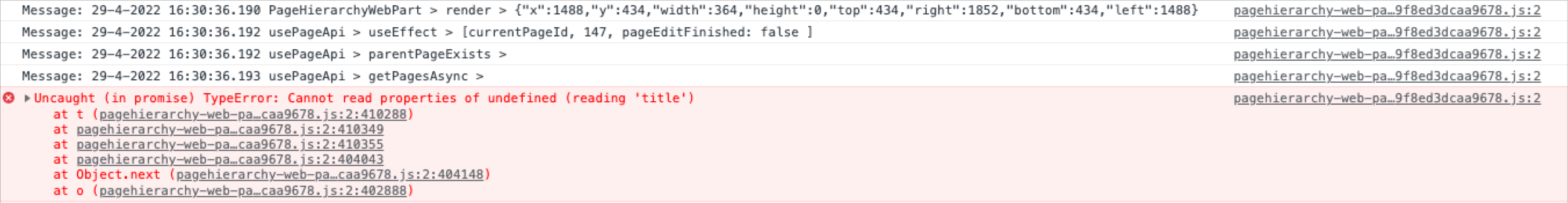 Existing pages with react-pages-hierarchy web part broken after upgrade to 1.0.3 · Issue #2659 ...